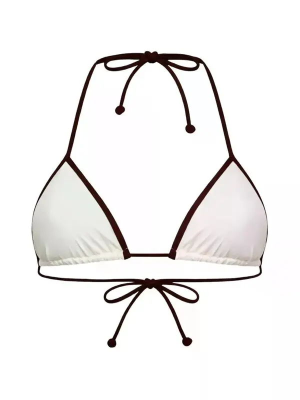 MC2 SAINT BARTH Leah String Triangle Bikini Top