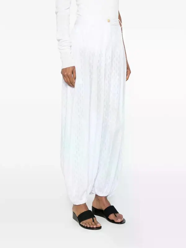 THELATEST Jacquard-knit Elasticated-cuff Trousers