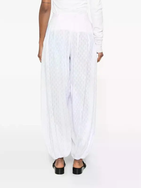 THELATEST Jacquard-knit Elasticated-cuff Trousers