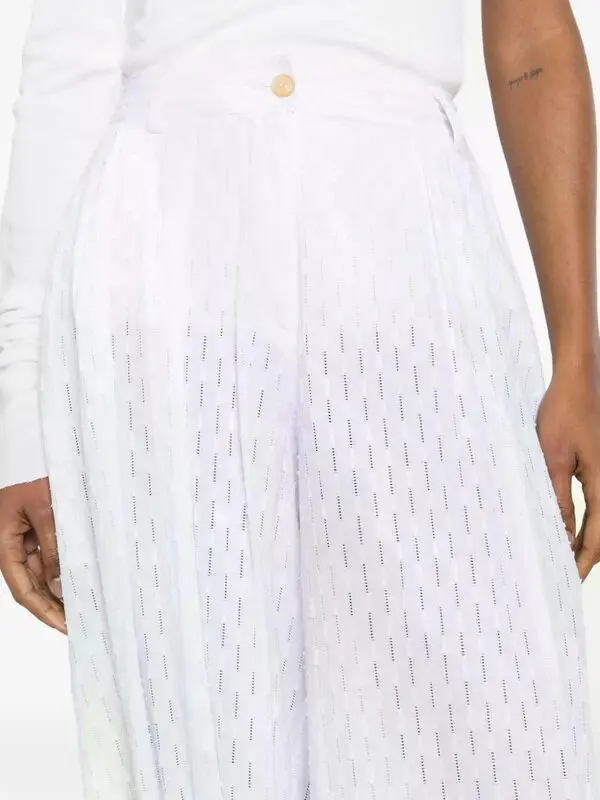 THELATEST Jacquard-knit Elasticated-cuff Trousers