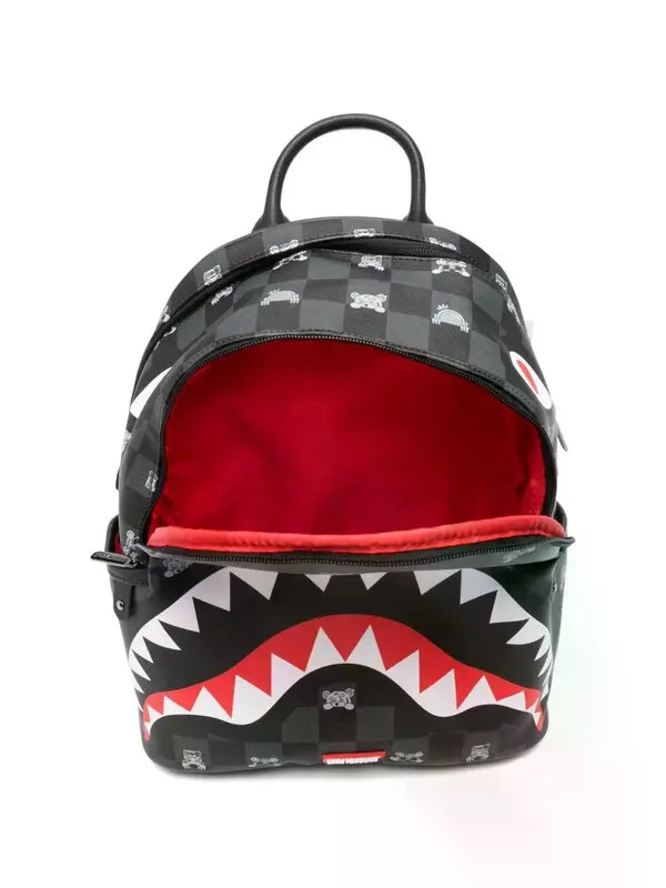 SPRAYGROUND Shark Mouth Checkered Backpack
