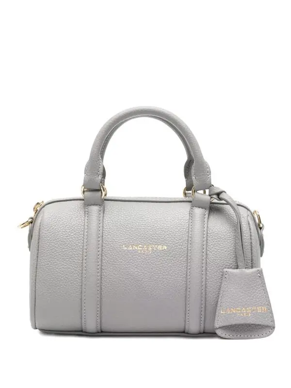 LANCASTER Small Grained-leather Cross Body Bag - Grey