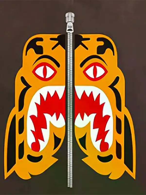 A BATHING APE Tiger-print T-shirt