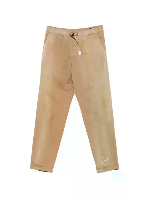 WHITE SAND Belted Trousers - Neutrals