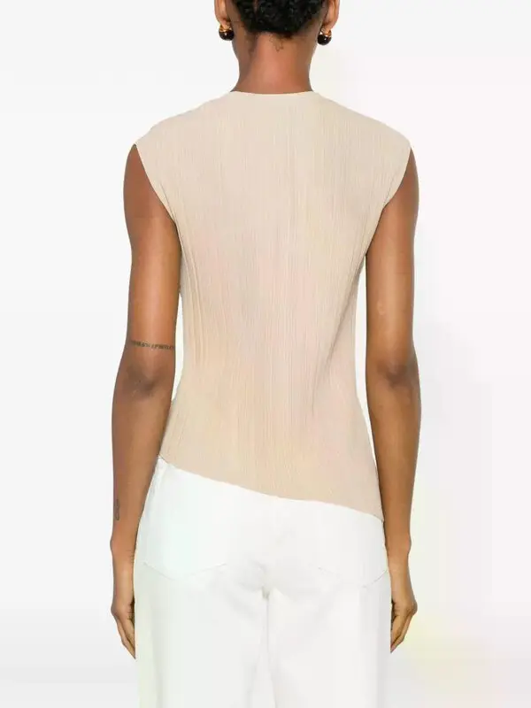 JOSEPH Pleated Ring-detail Sleeveless Top