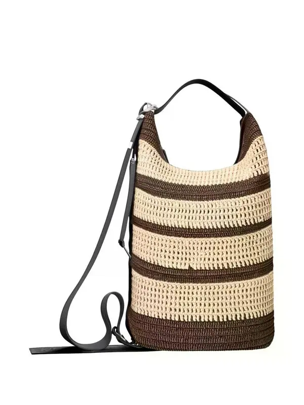 Loewe Striped Interwoven Shoulder Bag