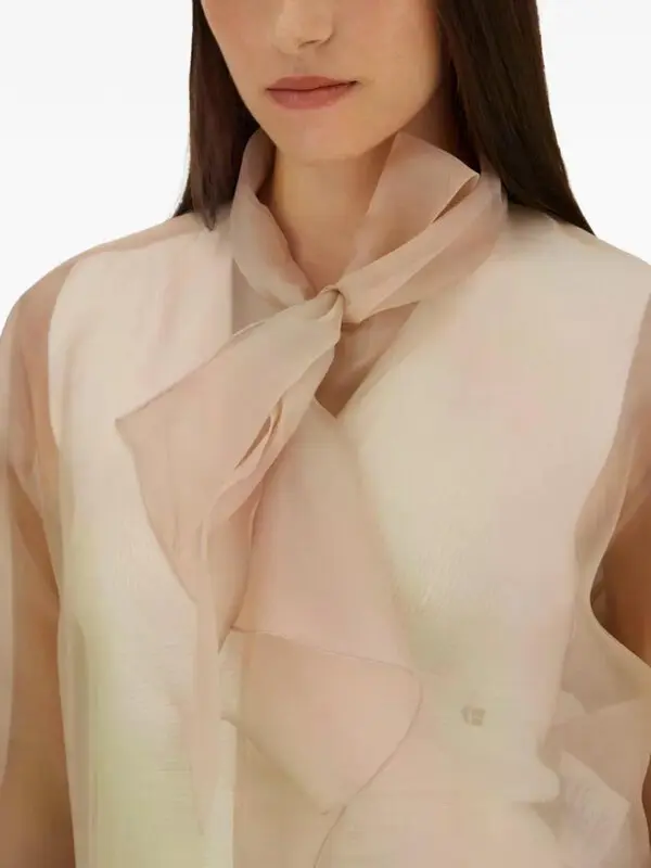 Herno Pussy-bow Collar Blouse