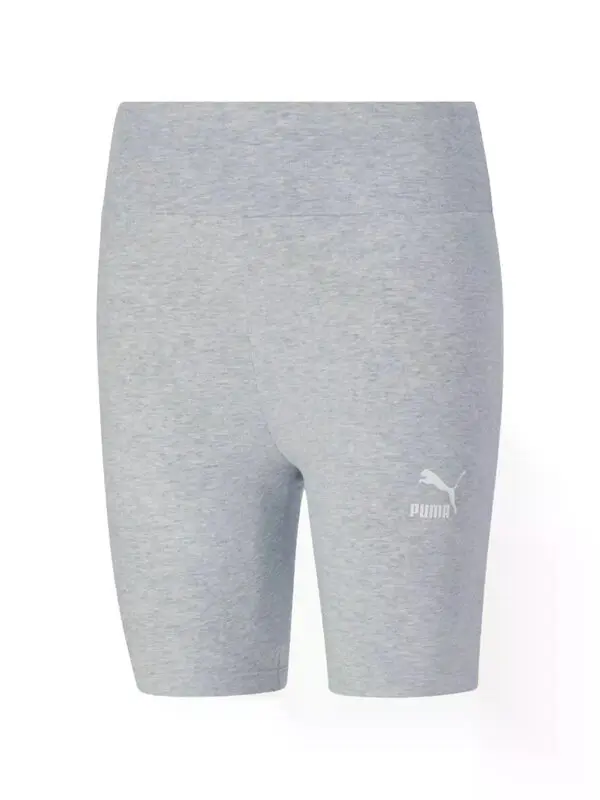 PUMA Classic 7 Logo Print Shorts - Grey