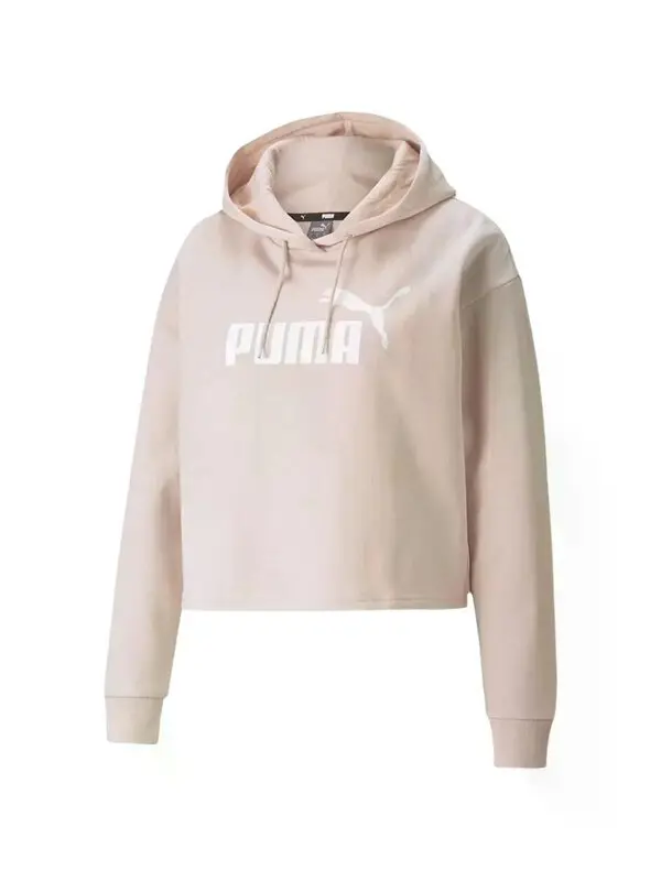 PUMA Essentials Cropped Hoodie - Pink