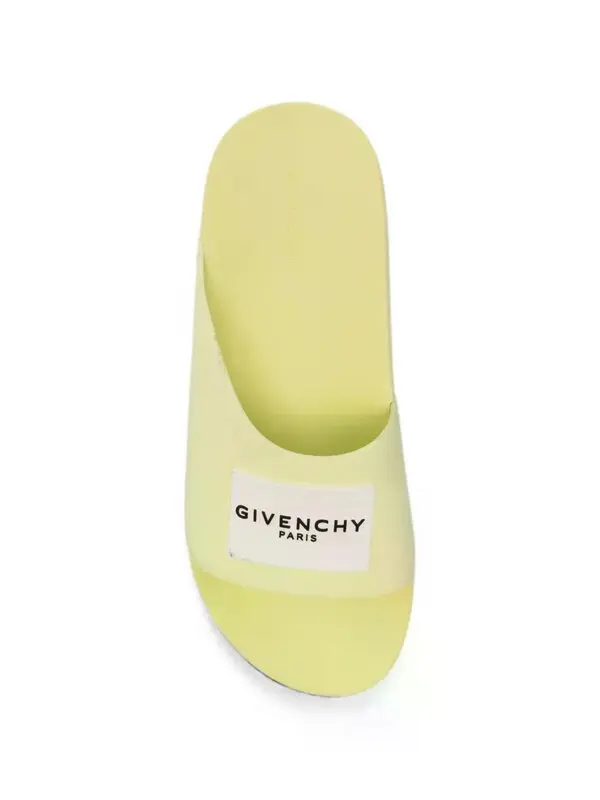 Givenchy Logo Patch Slide Sandals
