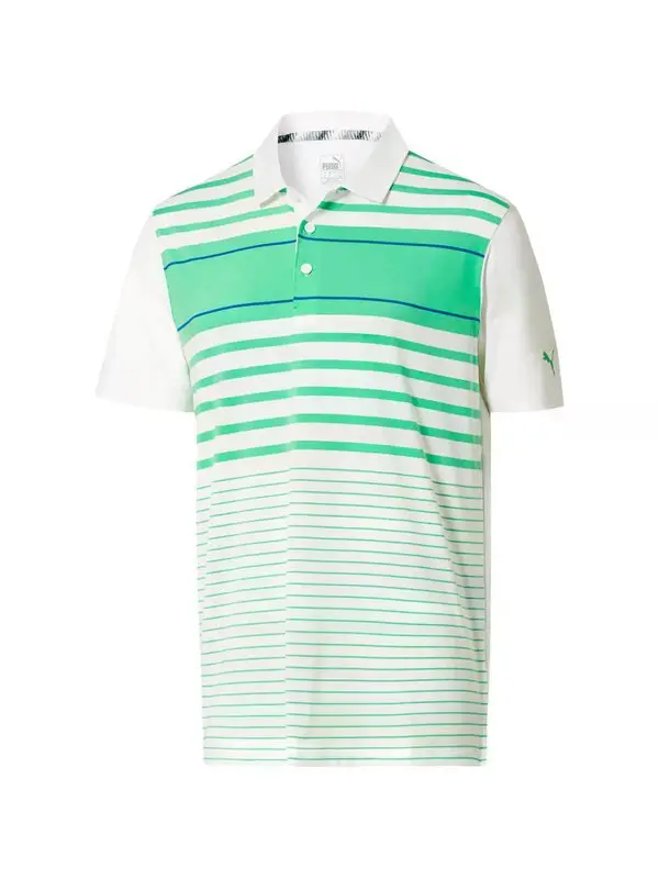PUMA Spotlight Striped Polo Shirt - White