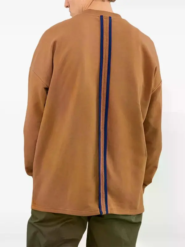 PUMA Han Crew Logo-patch Sweatshirt - Brown