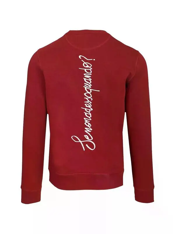 AL DUCA D’AOSTA 1902 Slogan Print Sweatshirt