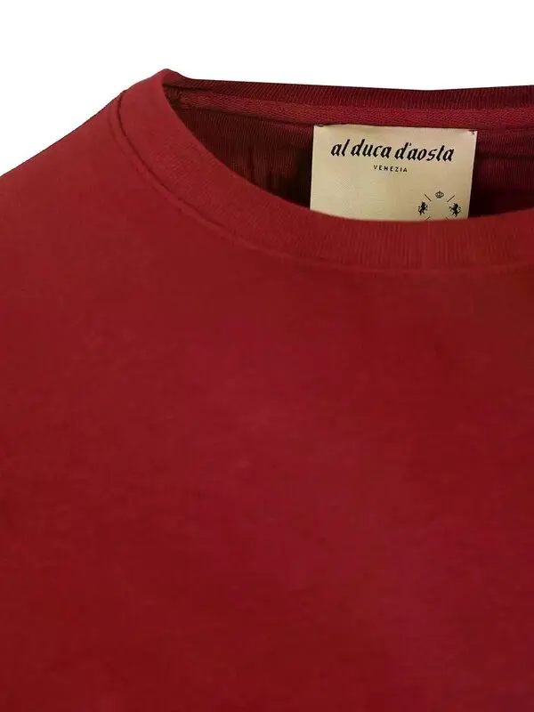 AL DUCA D’AOSTA 1902 Slogan Print Sweatshirt