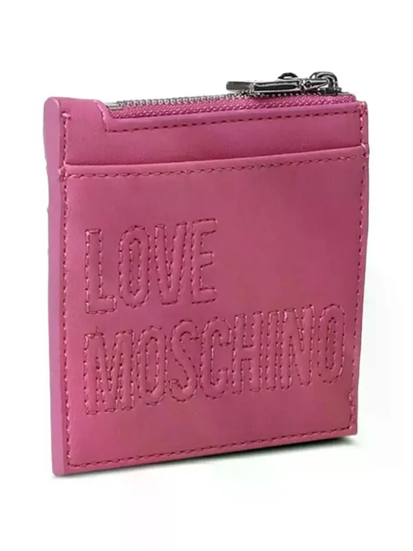 Moschino Logo-embossed Card Holder