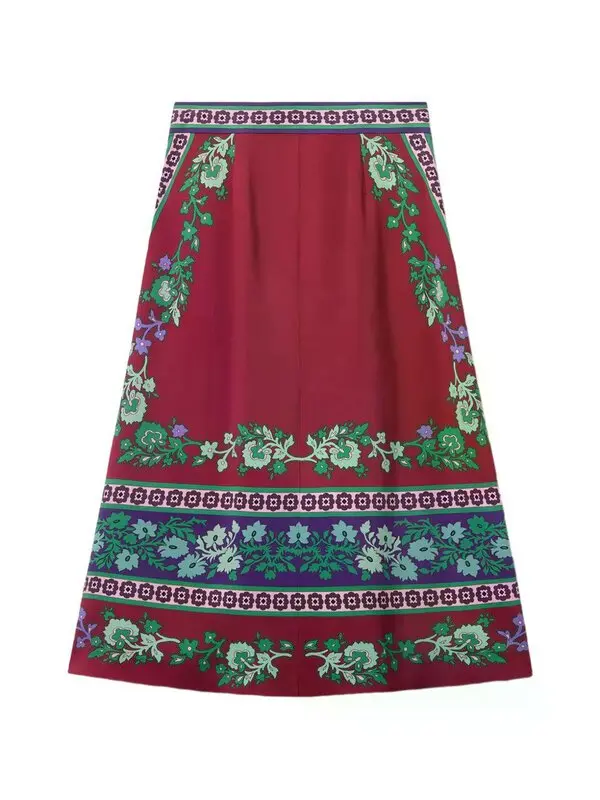 La DoubleJ Santa Monica Maxi Skirt - Red