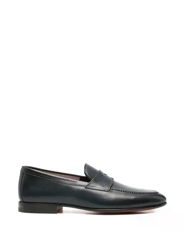 Santoni Carlos Penny Loafers - Blue