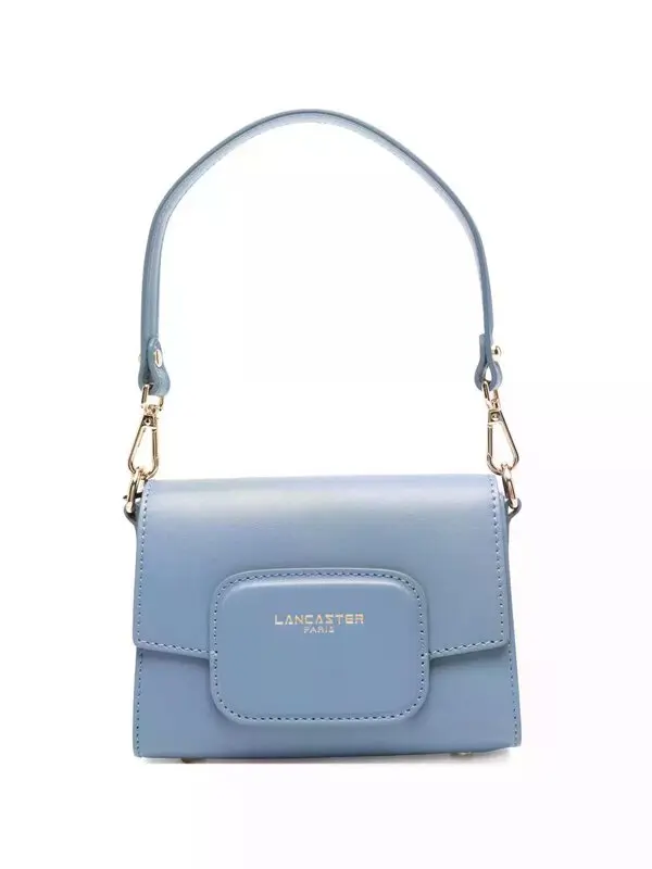 LANCASTER Mini Logo-print Leather Tote Bag - Blue