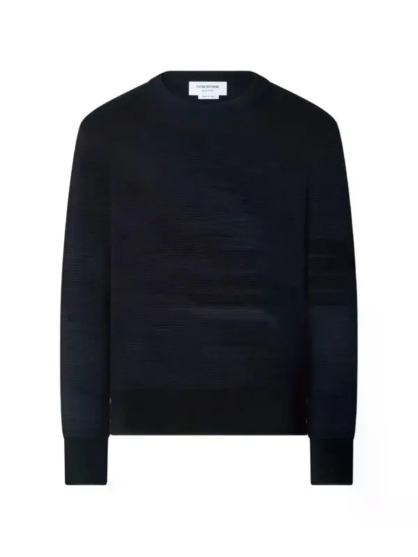 Thom Browne 4-bar Ottoman-stitch Sweatshirt