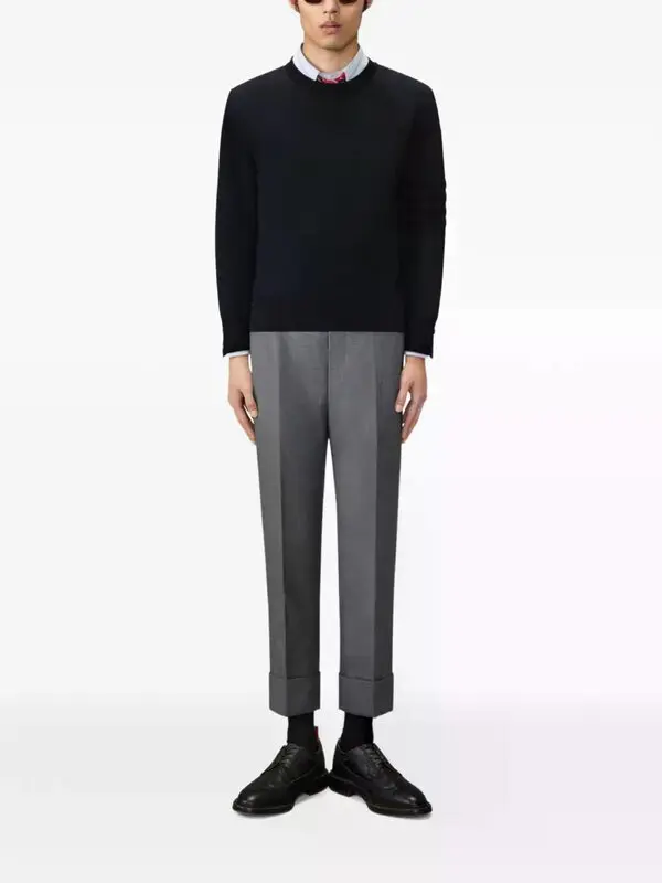 Thom Browne 4-bar Ottoman-stitch Sweatshirt