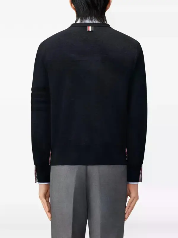 Thom Browne 4-bar Ottoman-stitch Sweatshirt