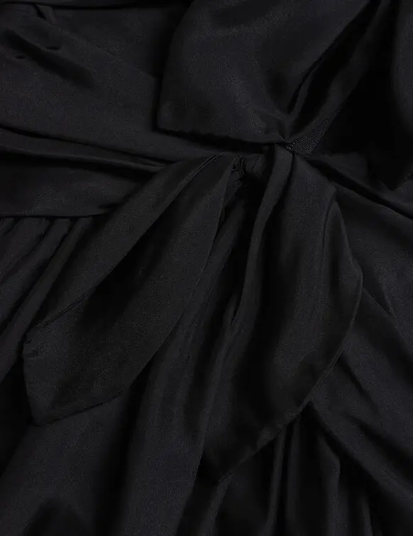 Zimmermann Aster Scarf Midi Dress - Black