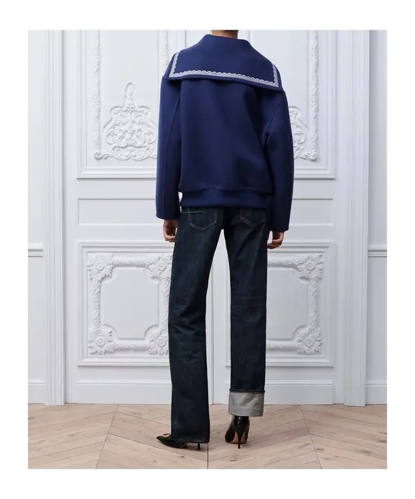 Dior Médaillon Zipped Jacket With Sailor Collar