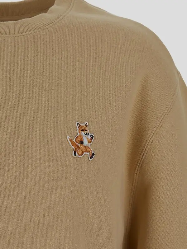 Maison Kitsuné Speedy Fox Patch Crewneck Sweatshirt