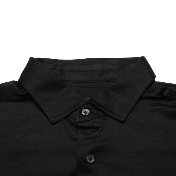 Emporio Armani Curved Hem Buttoned Shirt