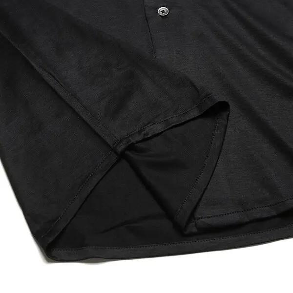 Emporio Armani Curved Hem Buttoned Shirt