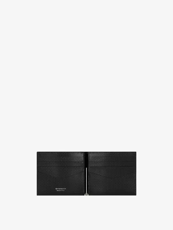 Givenchy Logo Printed Bill Clip Wallet