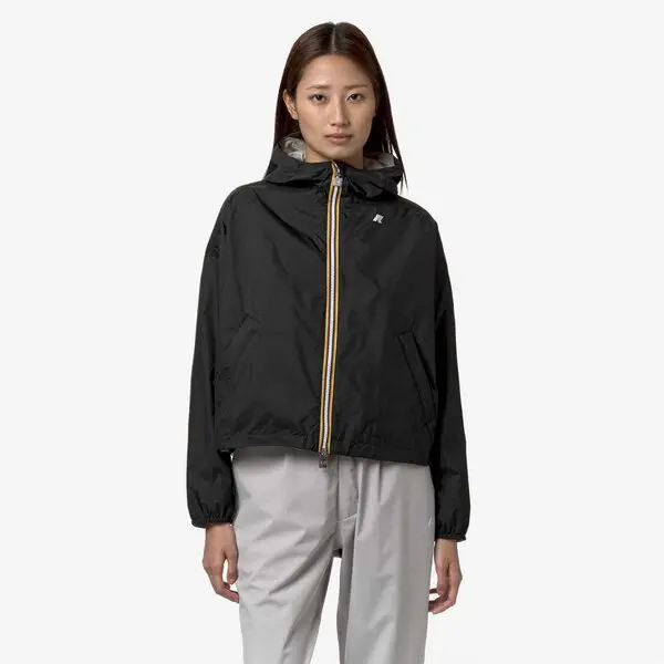 K-WAY Laurette Hooded Jacket - Black