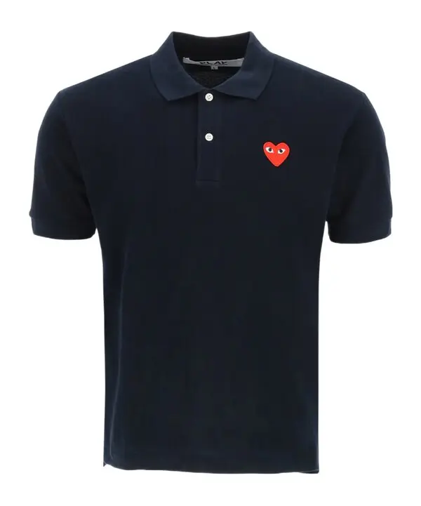 Play Comme Des Garcon Short-sleeved Polo Shirt