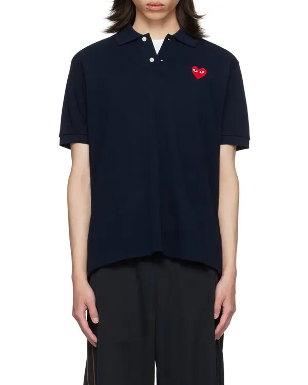 Play Comme Des Garcon Short-sleeved Polo Shirt