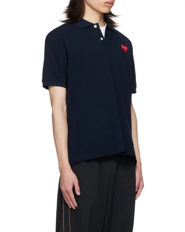 Play Comme Des Garcon Short-sleeved Polo Shirt