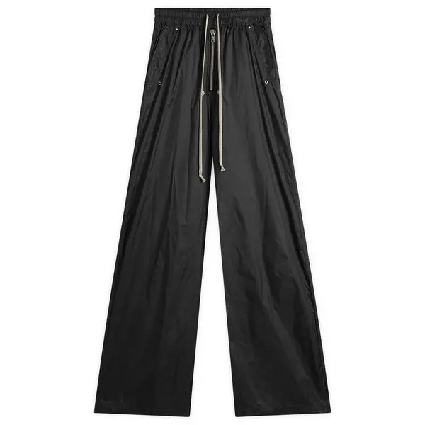 Rick Owens Palazzo Pants With Button Detail - Black