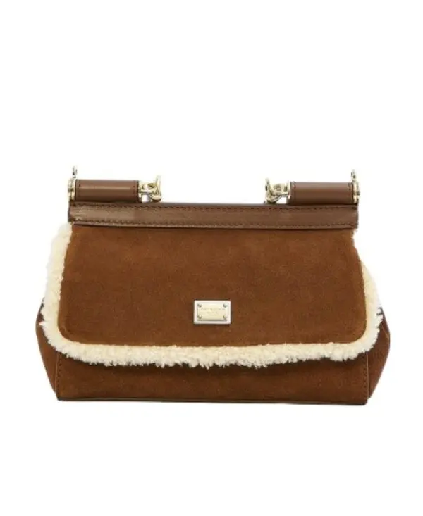 Dolce & Gabbana Sicily Small Tote Bag - Brown