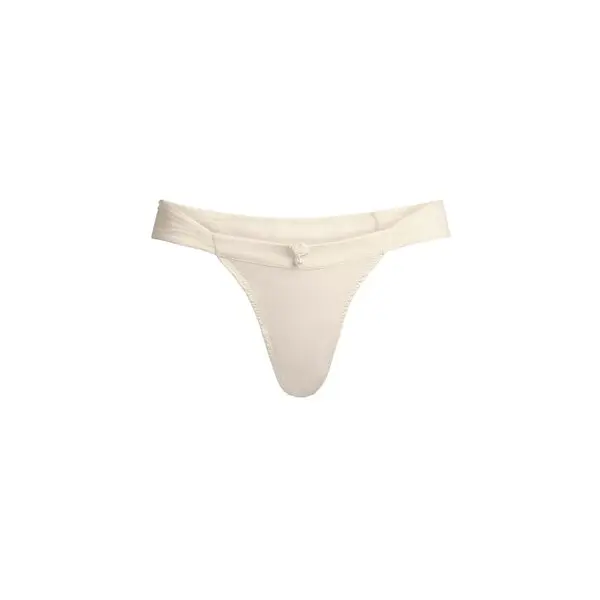 SCARLETT GASQUE Neutrals Dorothy Thong Champagne - White