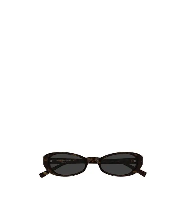 Saint Laurent Oval Frame Sunglasses - Black