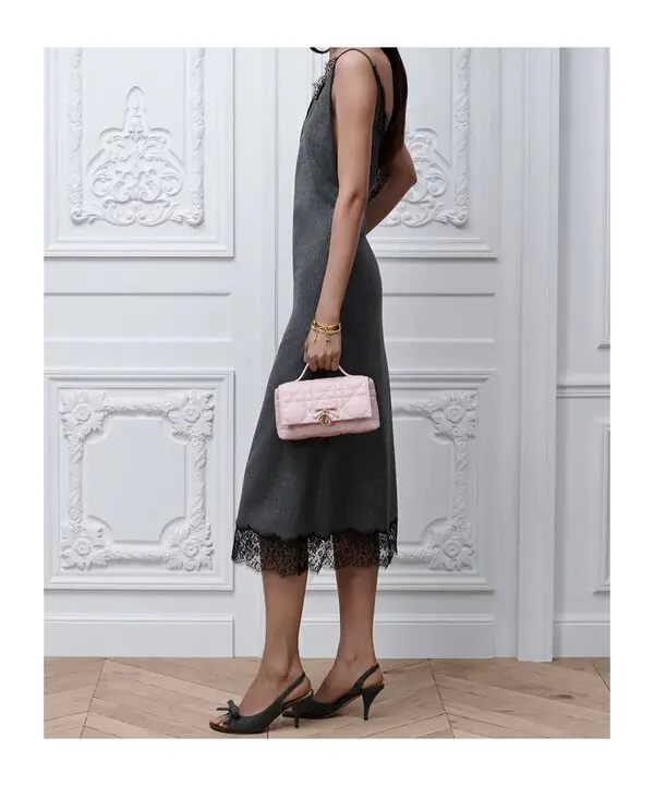 Dior Mid-length Straight Dress With Lace Details