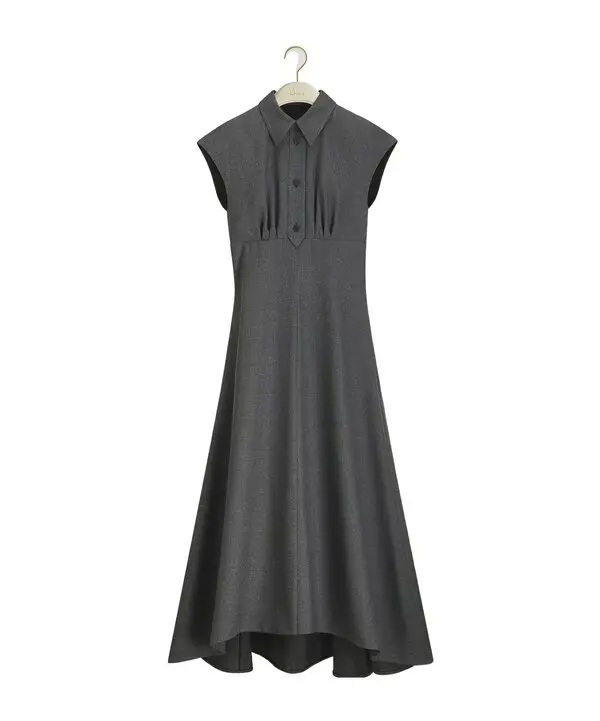 Dior Mid-length Flared Dress With Pleated Details