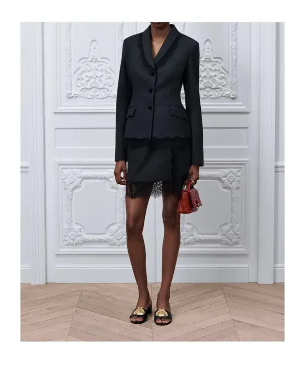 Dior Lace Embellished Miniskirt