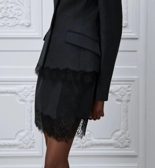 Dior Lace Embellished Miniskirt