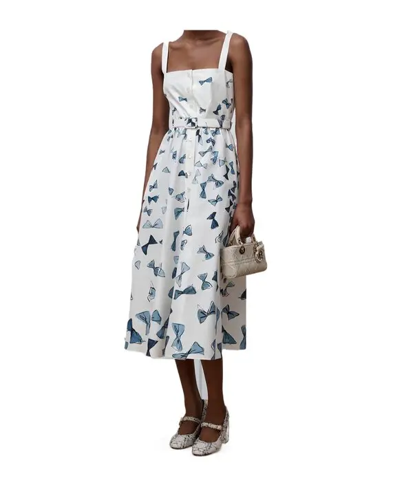 Dior Dioriviera Mid-length Belted Dress - Multicolor