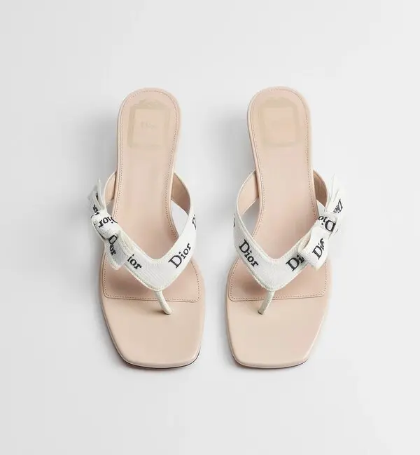 Dior Open-toe High-heeled Sandals With Logo Detail