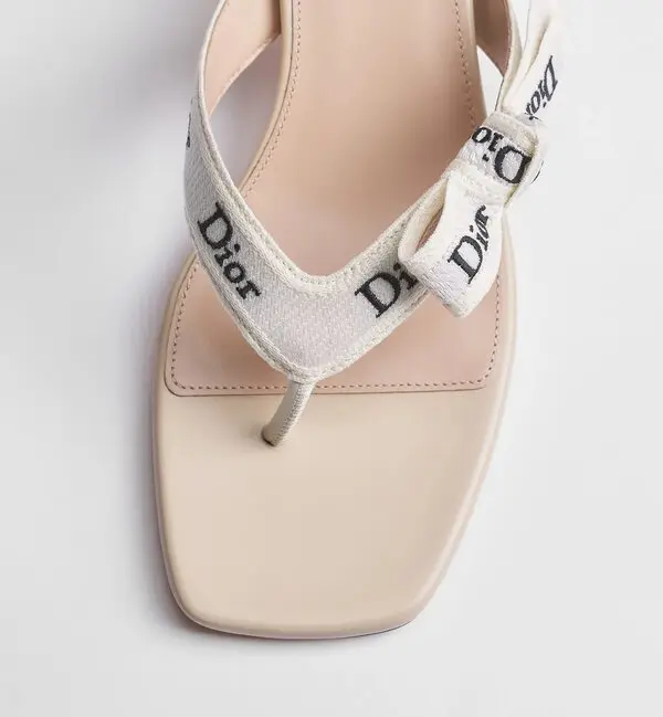 Dior Open-toe High-heeled Sandals With Logo Detail