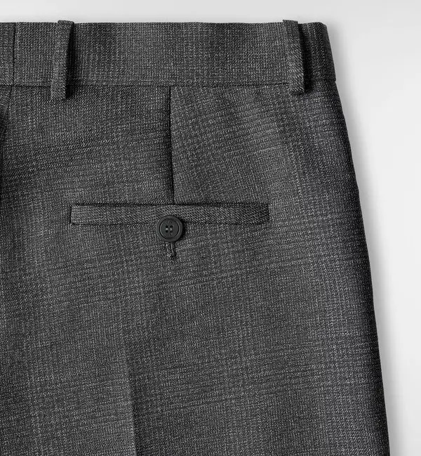 Dior Fitted Tailored Pants With Cd Signature