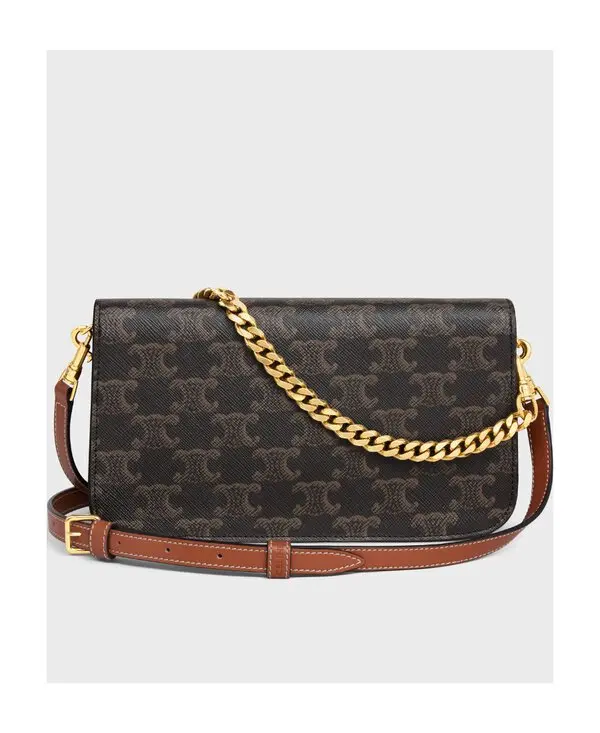 Celine Triomphe Canvas Multipochette Bag