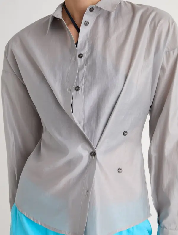 Paloma Wool Pleated-sleeve Button Detail Shirt