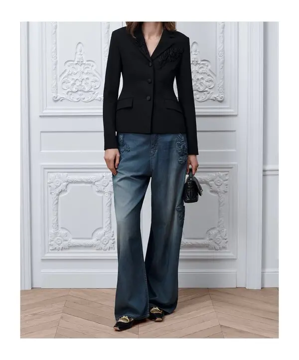 Dior Embroidered Bar Jacket